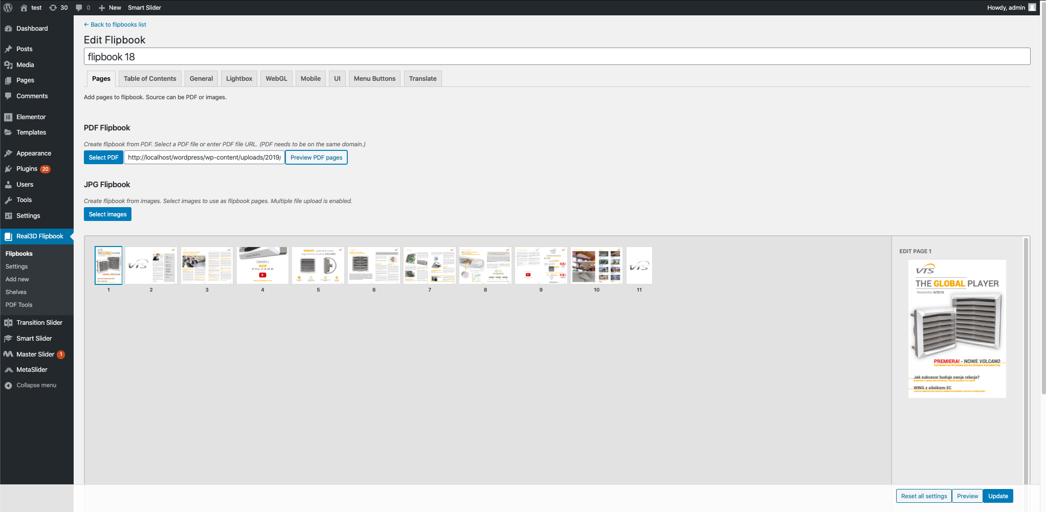 PDF Tools Addon for Real 3D FlipBook by creativeinteractivemedia | CodeCanyon